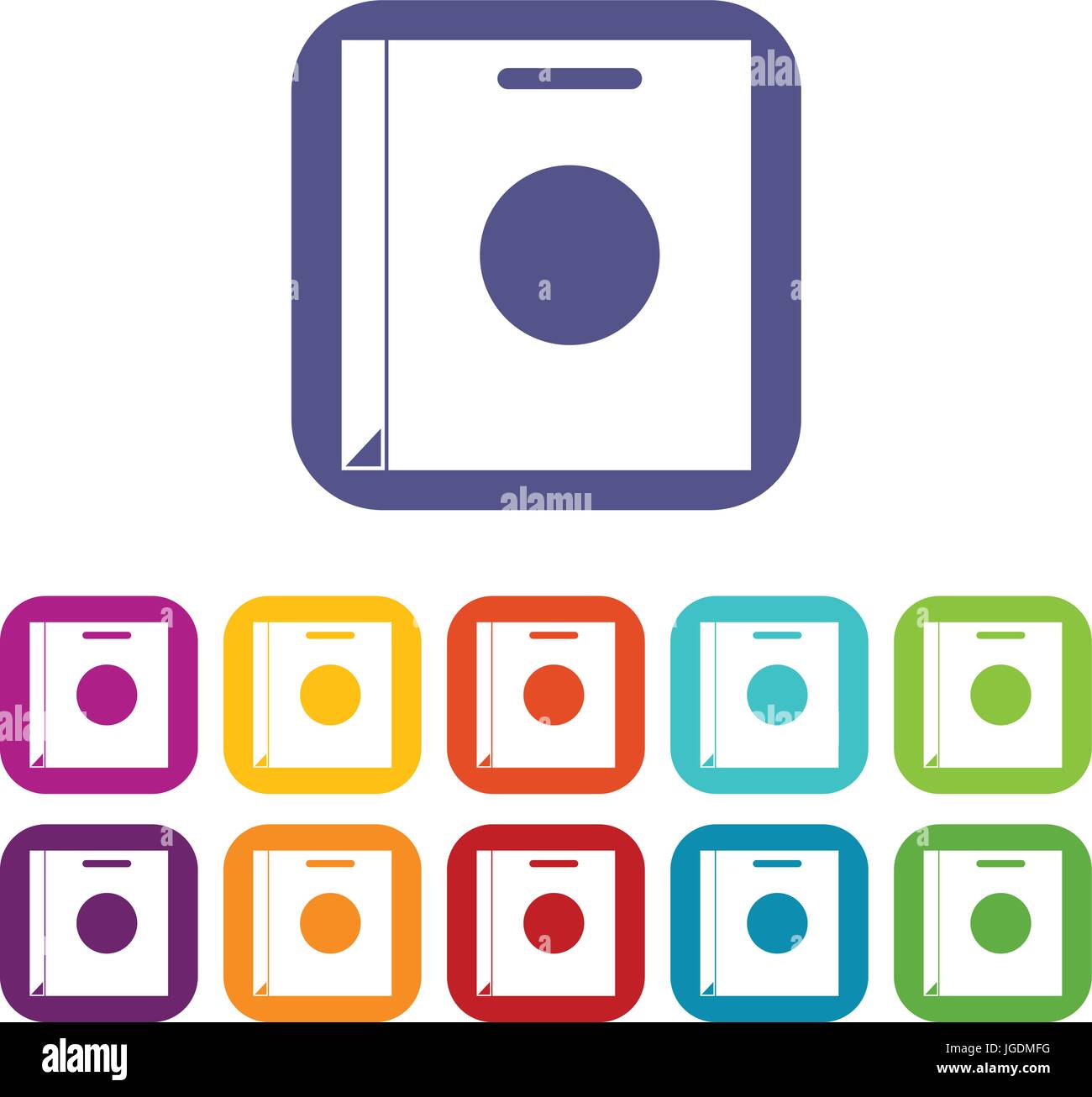 Paper bag icons set flat Stock Vector Image & Art - Alamy