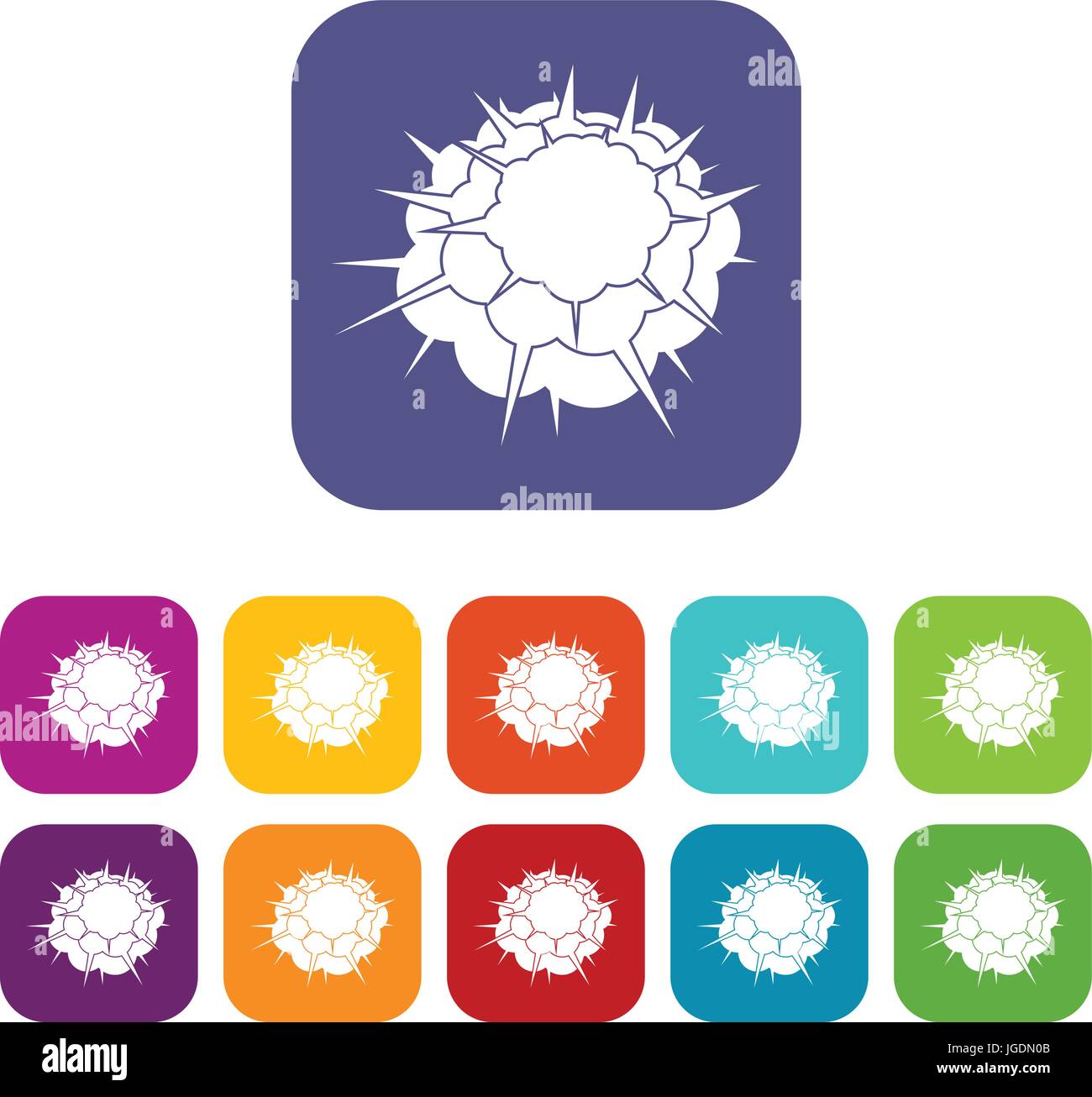 Hiroshima atomic blast Stock Vector Images - Alamy