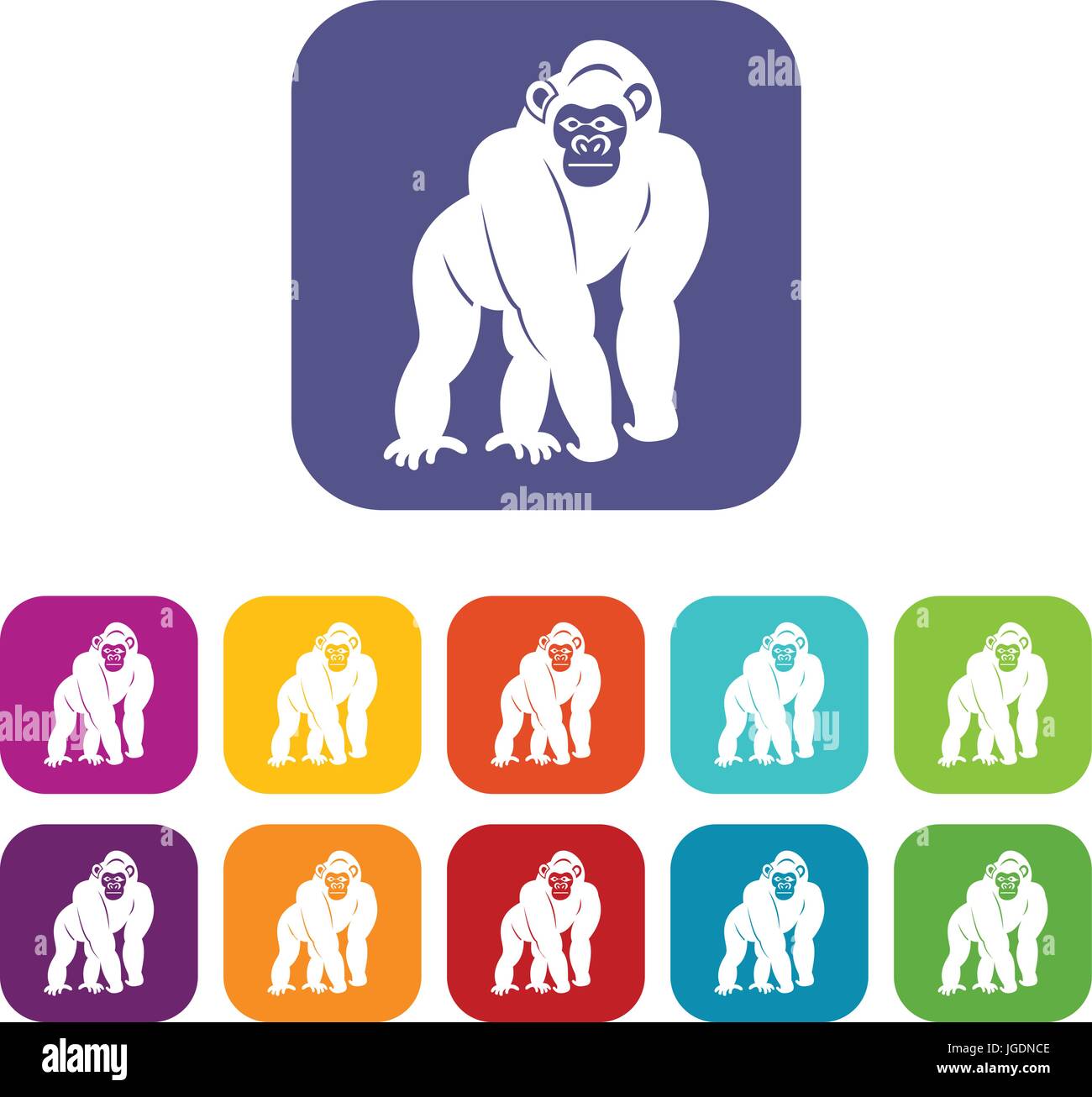 Bonobo chimpanzee Stock Vector Images - Alamy