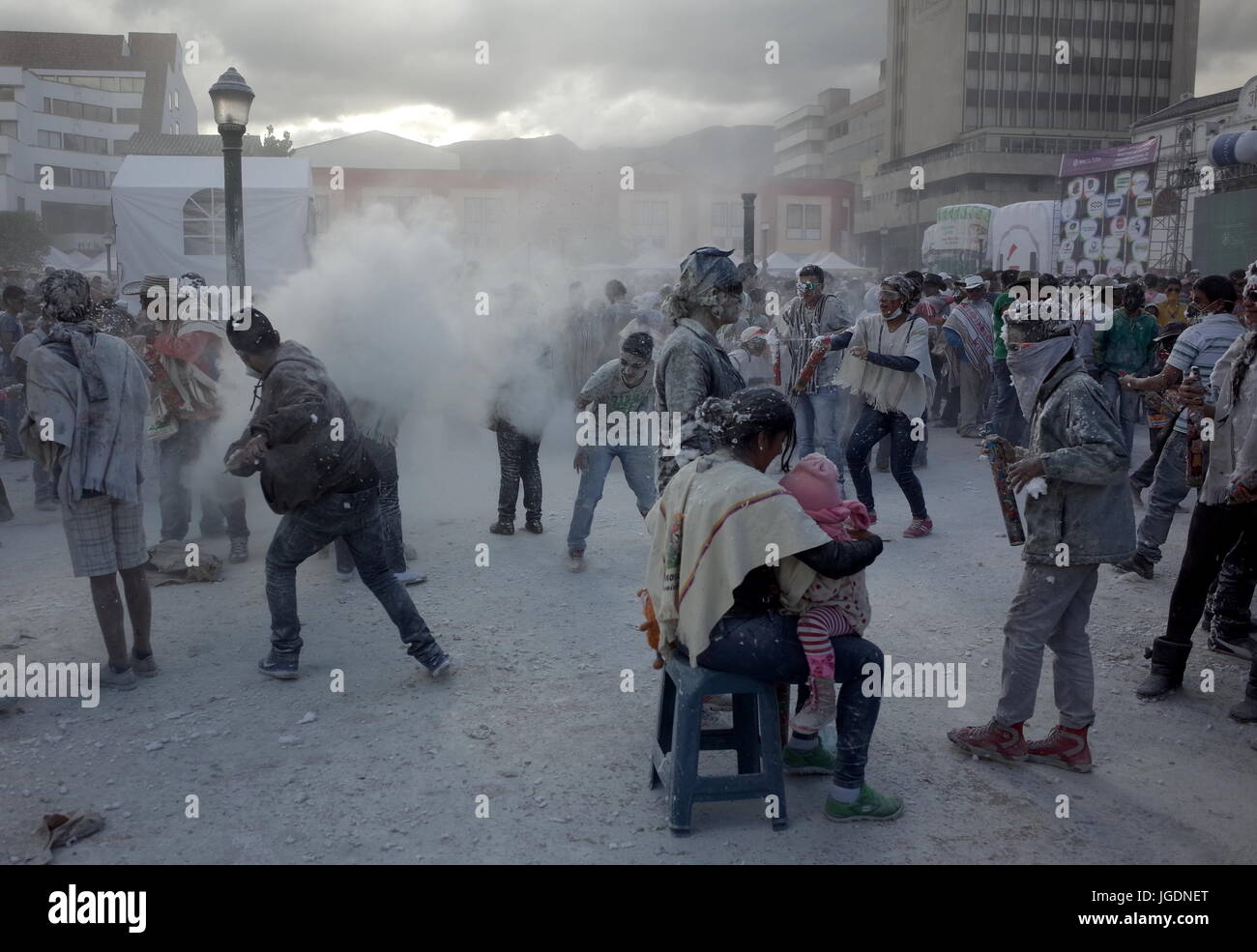 Black and white carnival colombia hi-res stock photography and images ...
