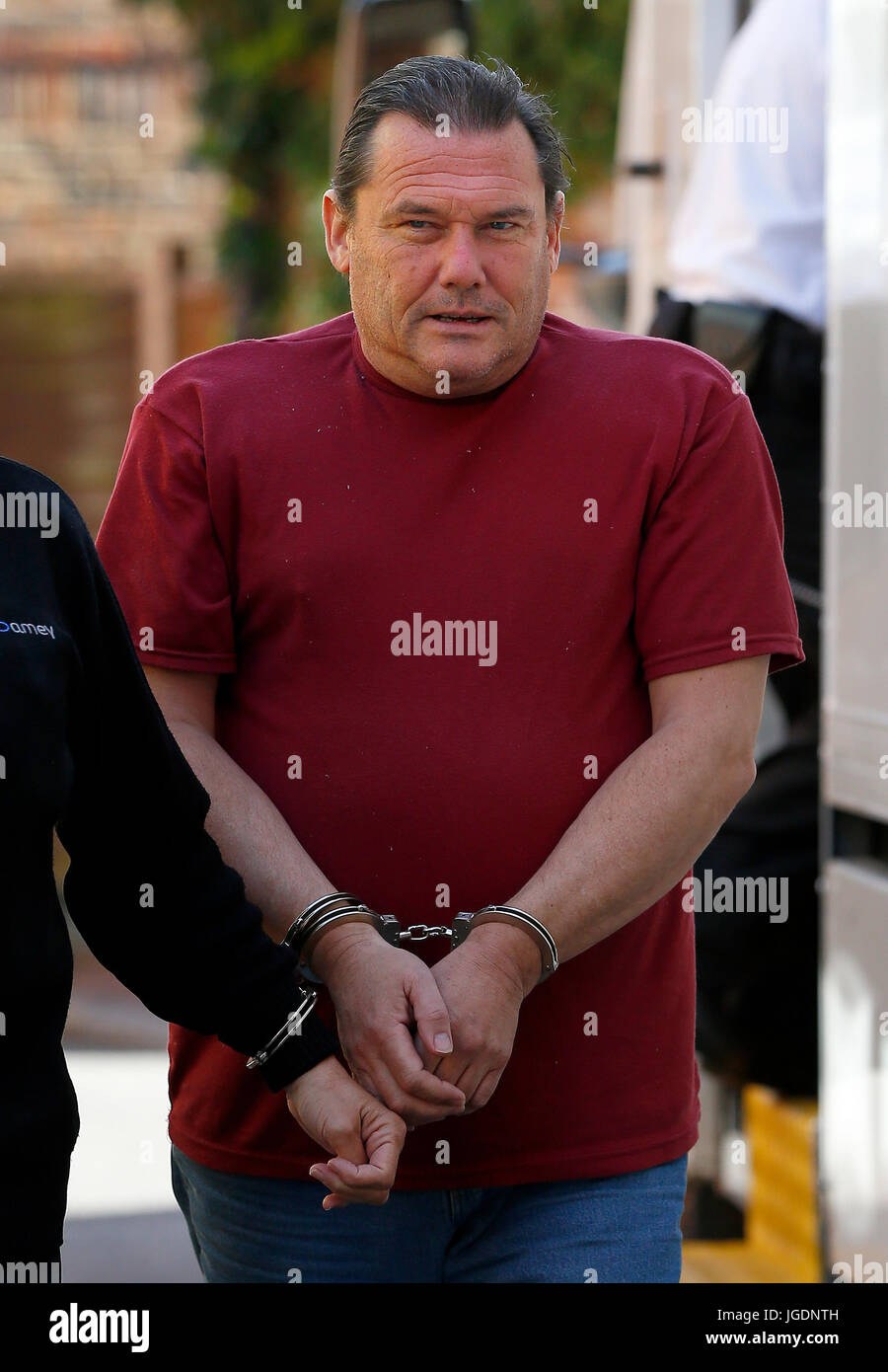 Robert Trigg arrives at Lewes Crown Court in Lewes charged with the ...