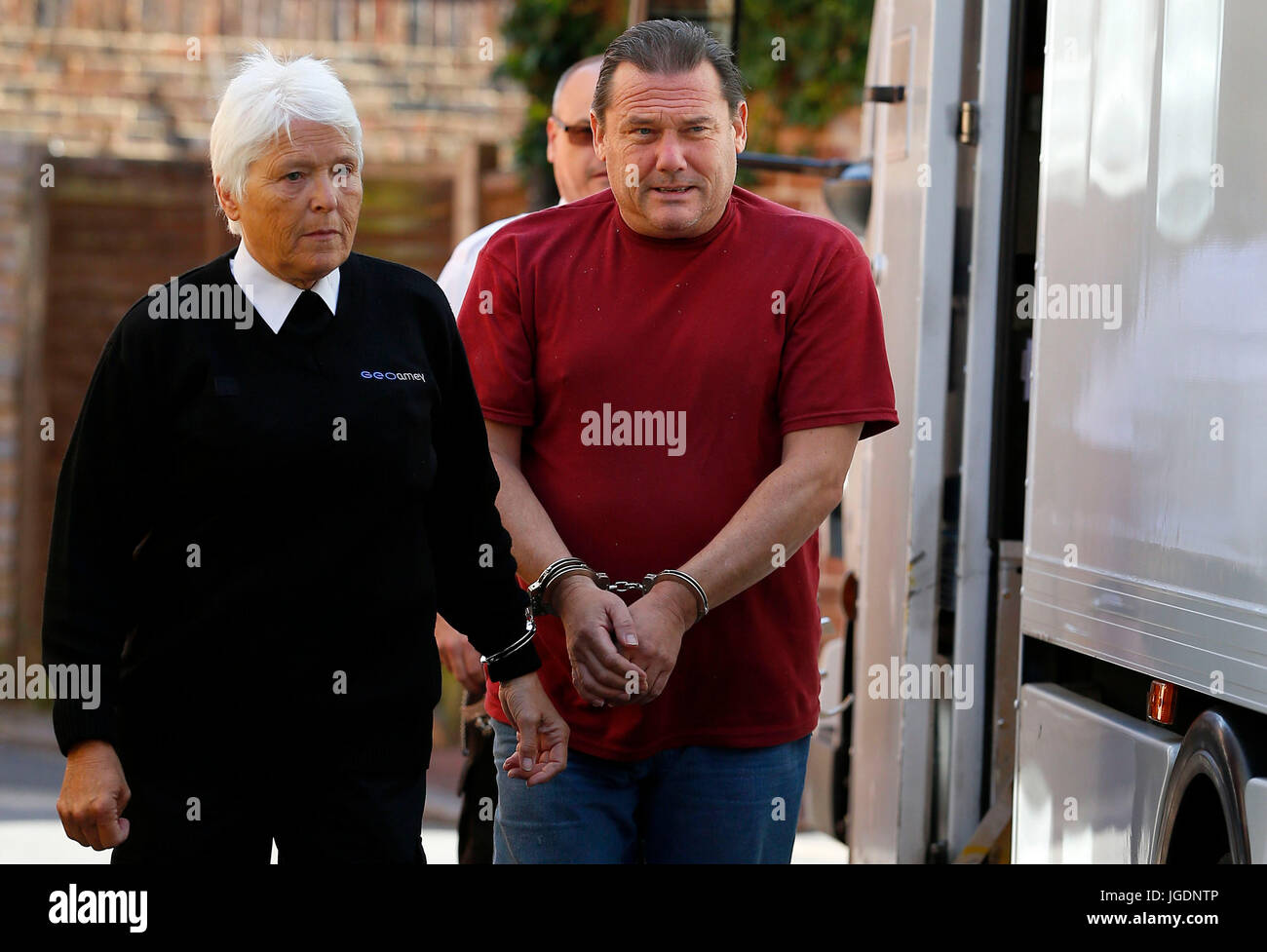 Robert Trigg arrives at Lewes Crown Court in Lewes charged with the ...
