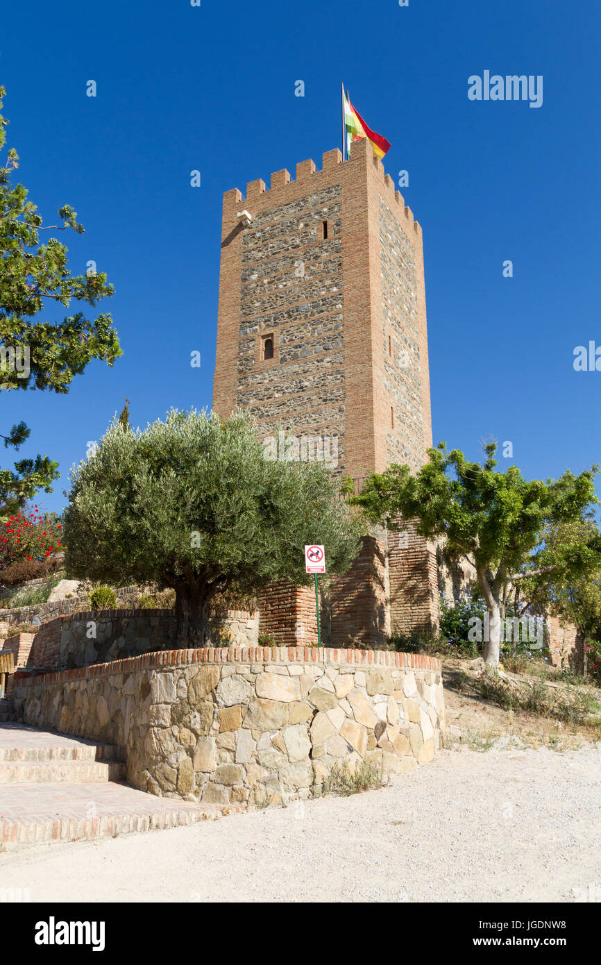 The Alcazaba La Fortaleza, often called the Tower or Fort, in Velez ...