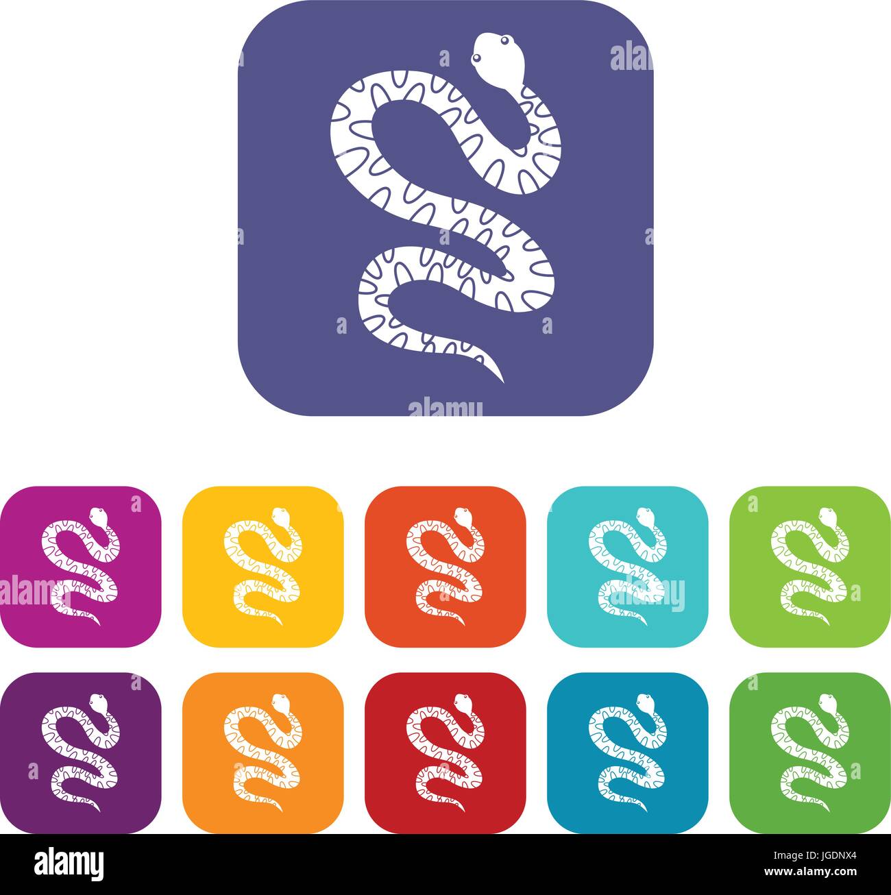 Writhing snake Stock Vector Images - Alamy