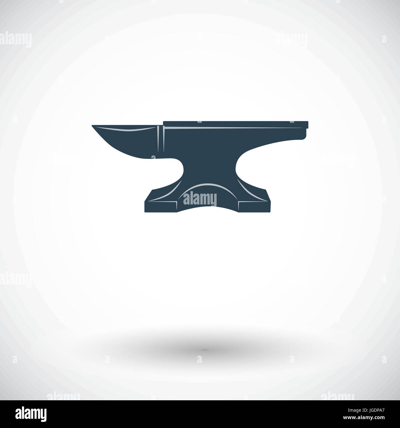 Anvil. Flat vector icon for mobile and web applications. Vector ...