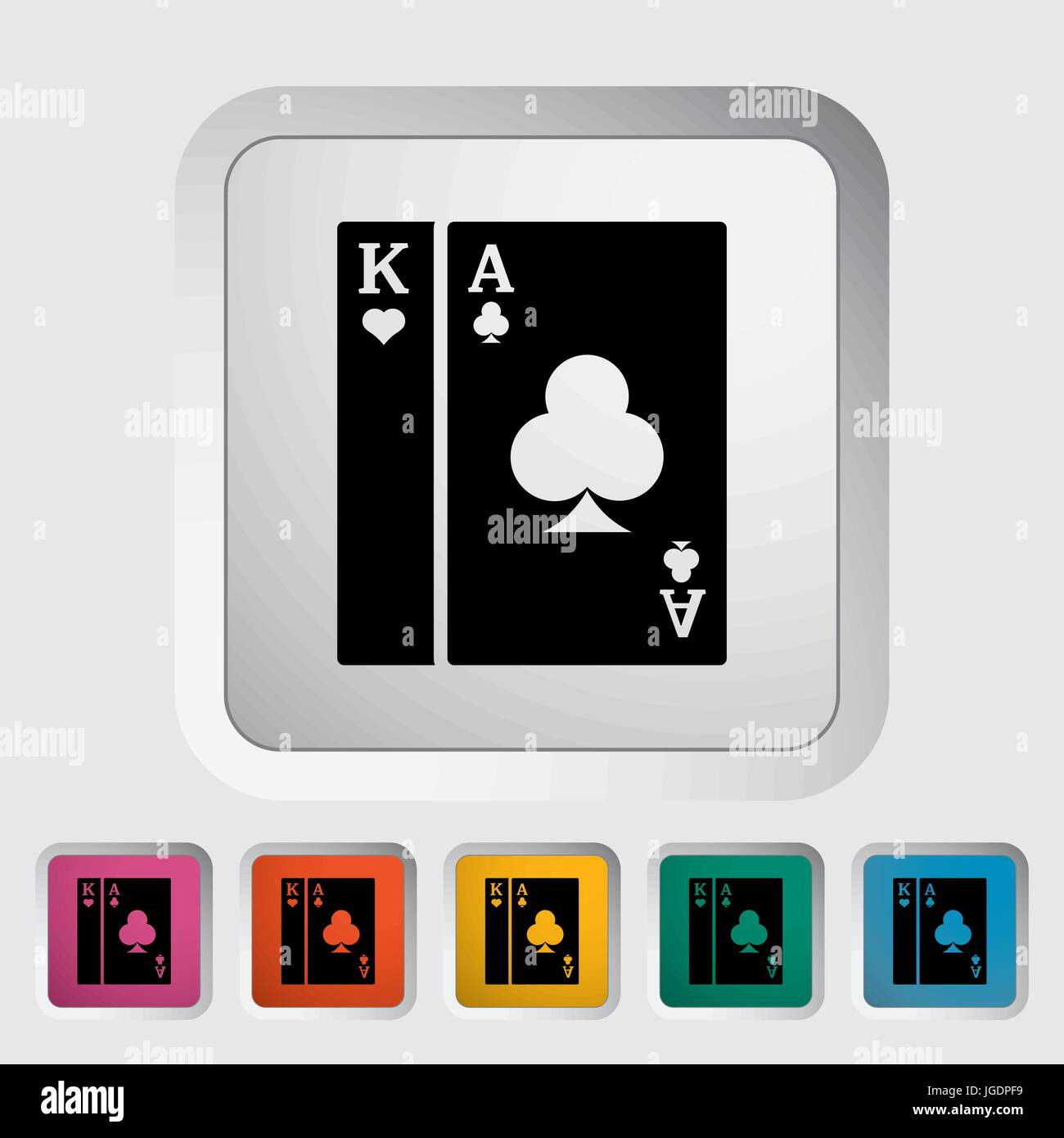 Playing card shaped Stock Vector Images - Alamy