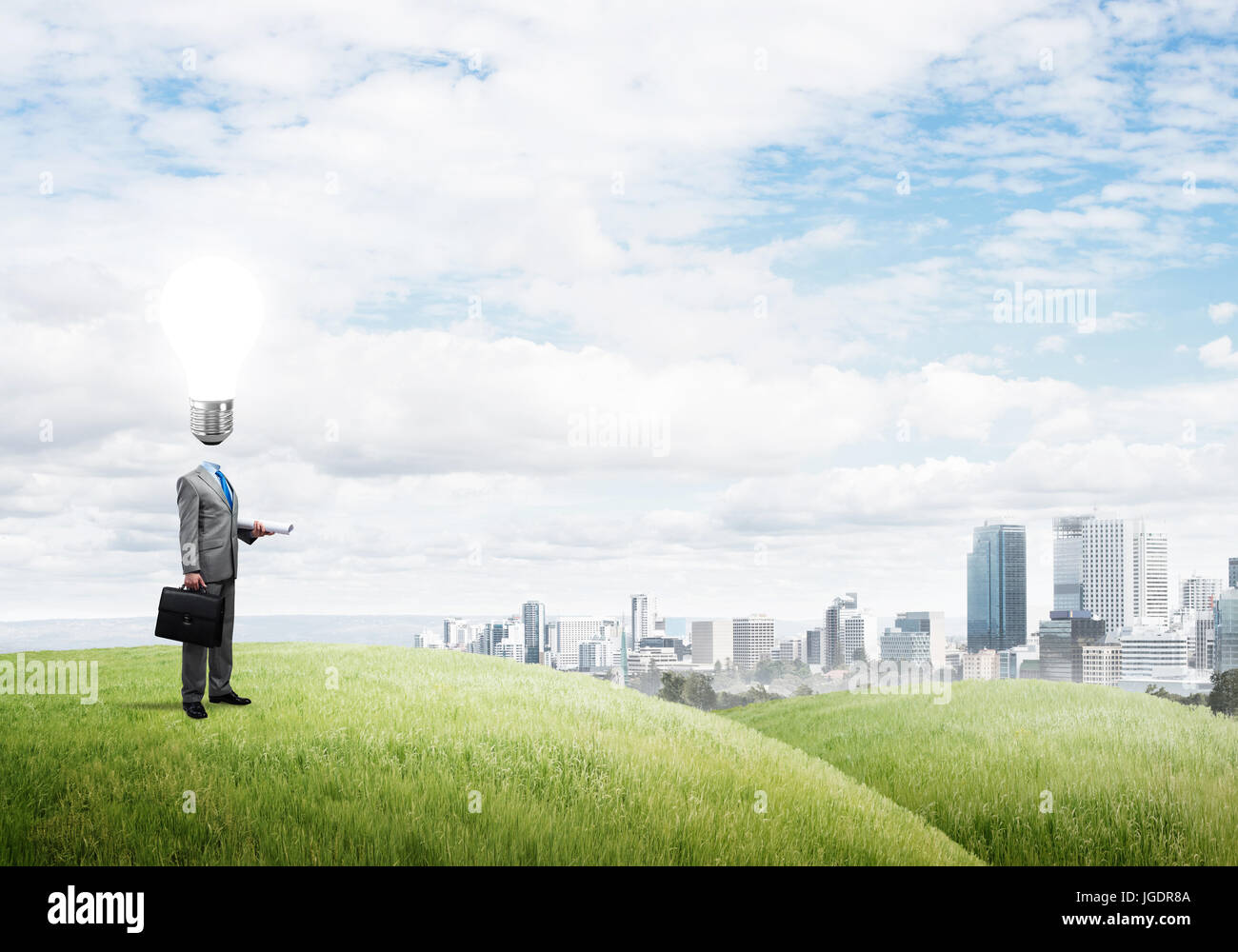 Man of creative ideas Stock Photo - Alamy