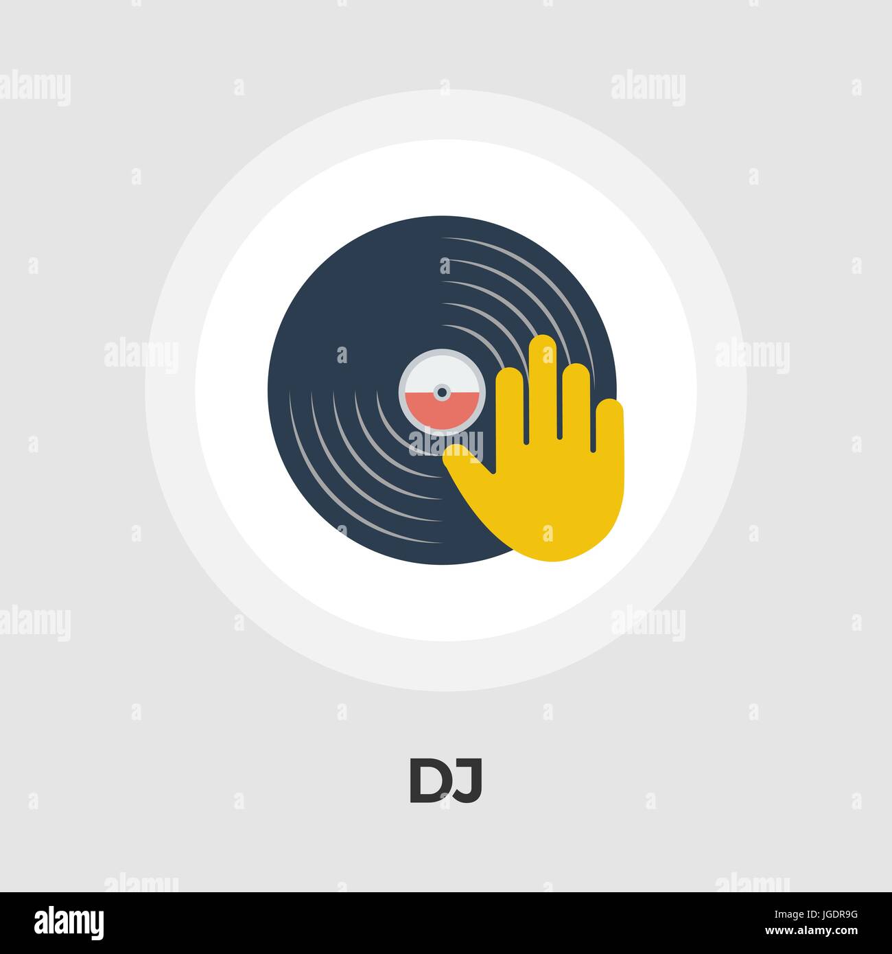 Deejay vector vectors hi-res stock photography and images - Alamy