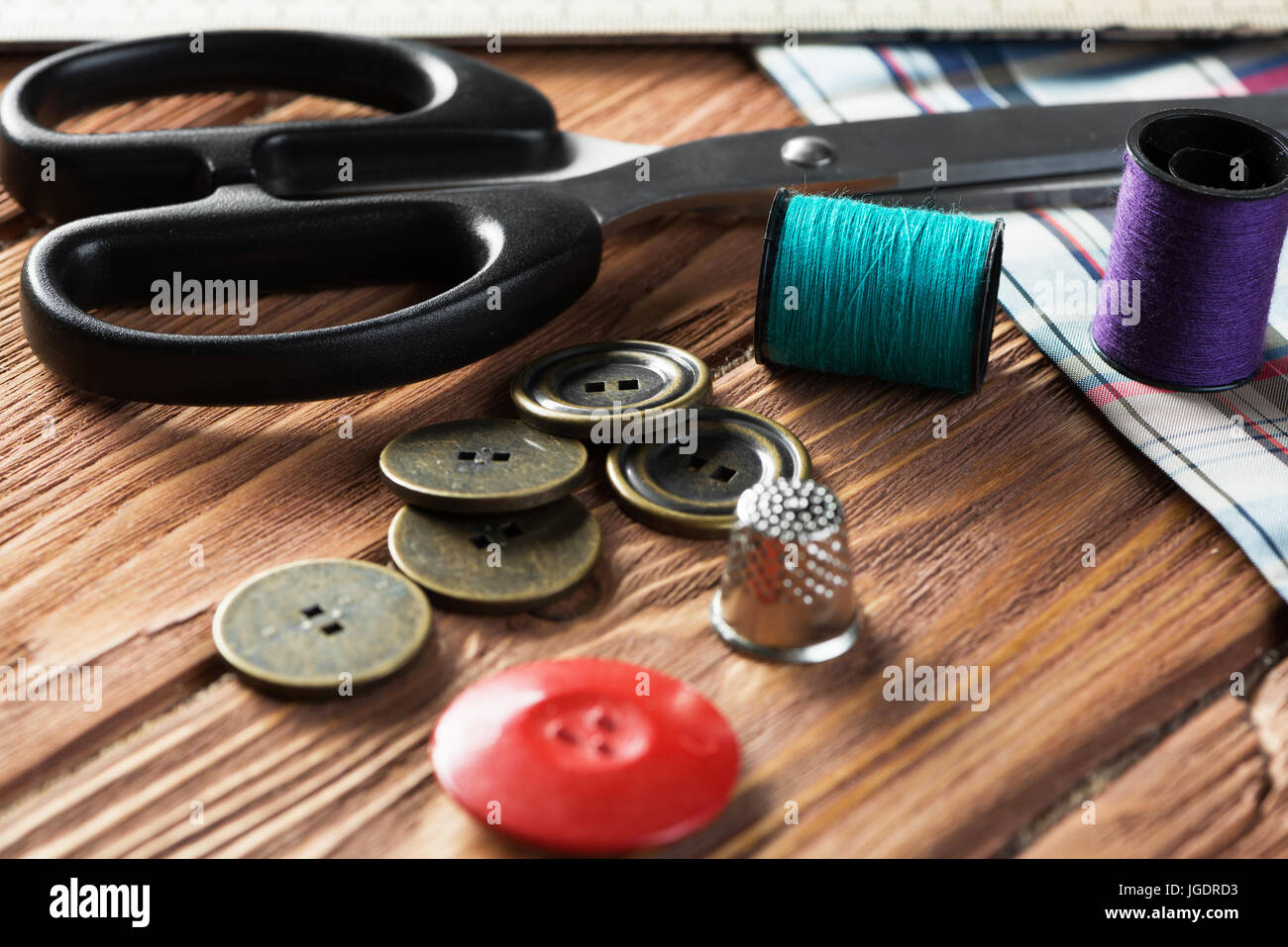 Items for sewing or DIY Stock Photo - Alamy