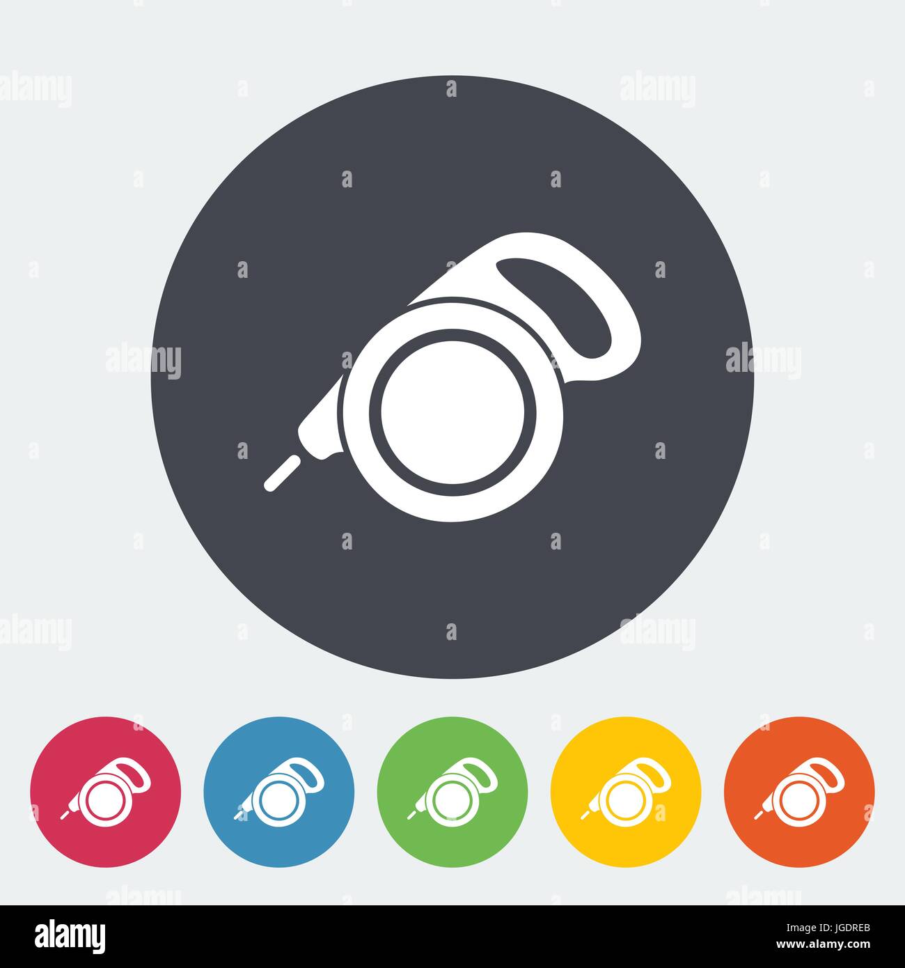 Retractable lead icon. Flat vector related icon for web and mobile ...