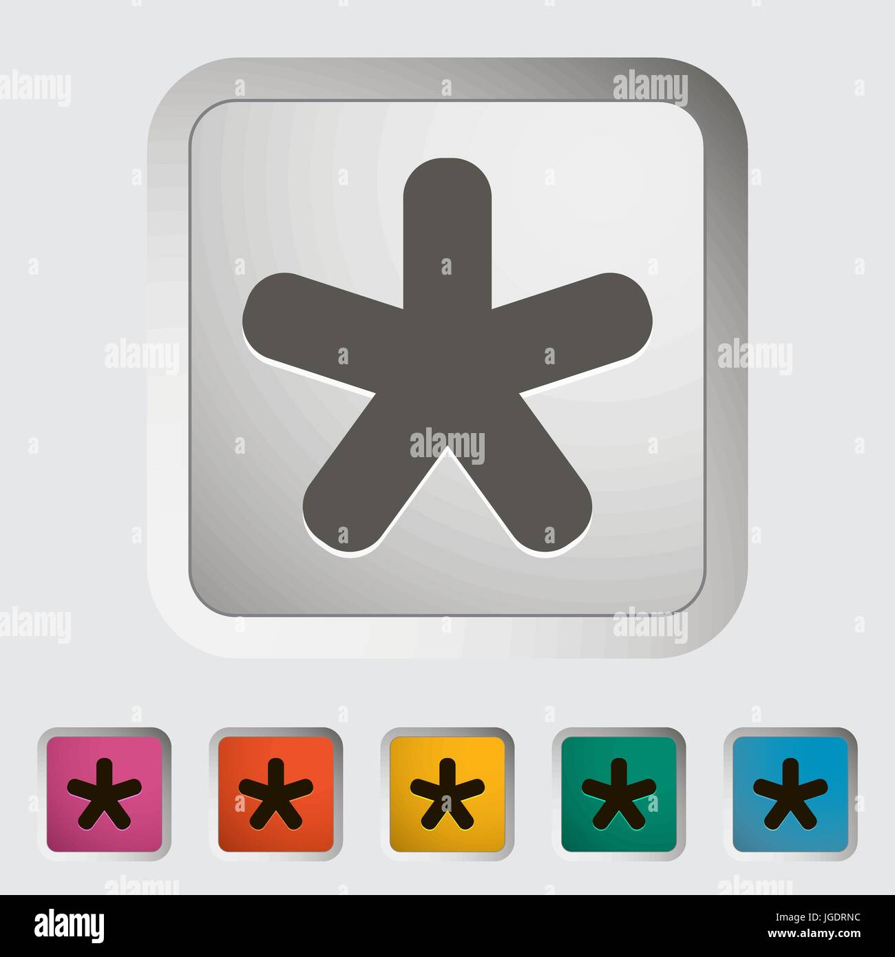 Star single icon. Vector illustration Stock Vector Image & Art - Alamy