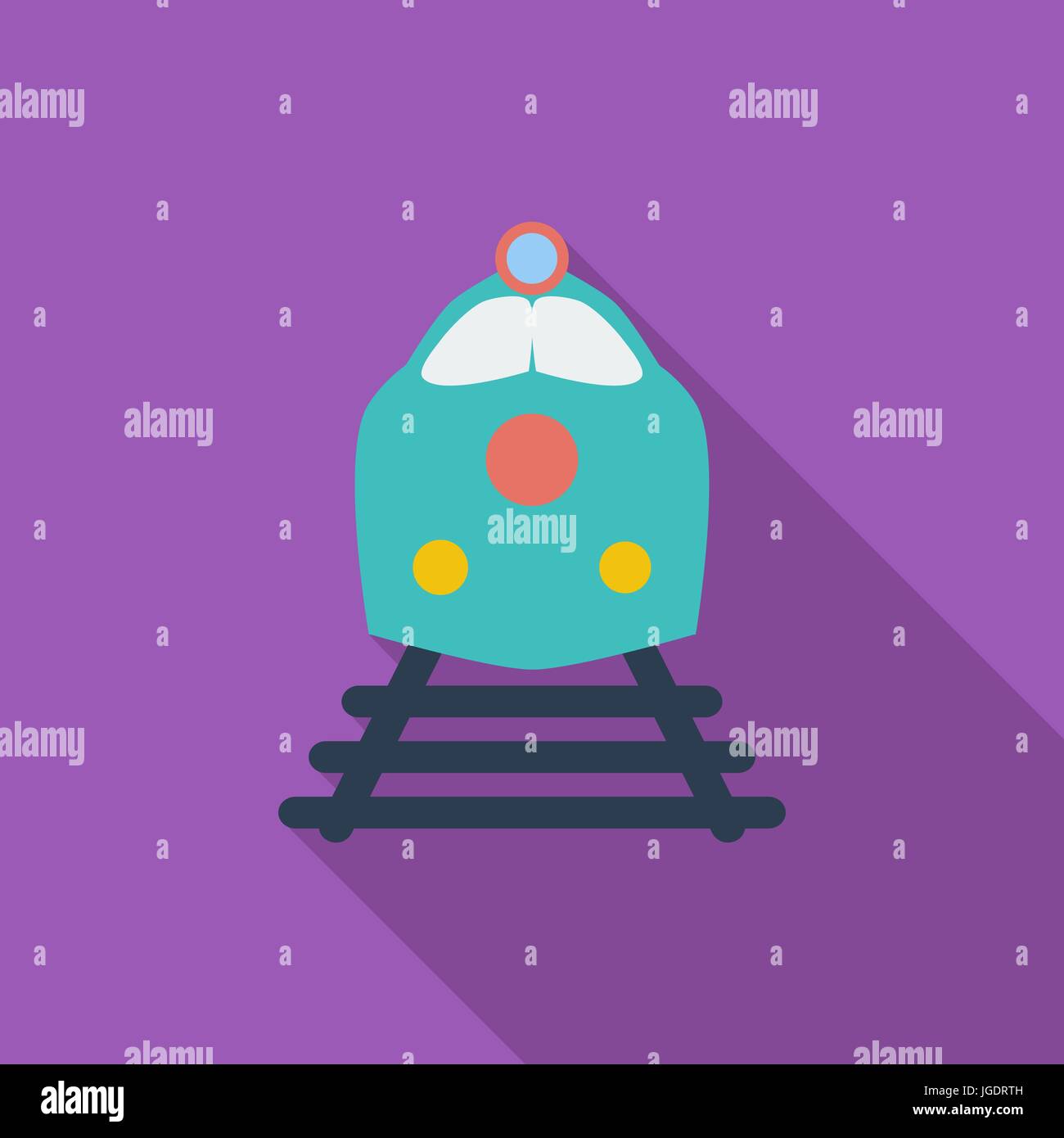 Steam train painting Stock Vector Images - Alamy