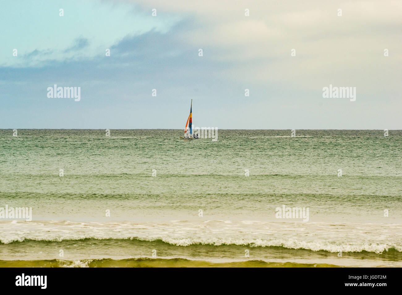 All shades of blue of the Pacific ocean. The Australian coast Stock ...