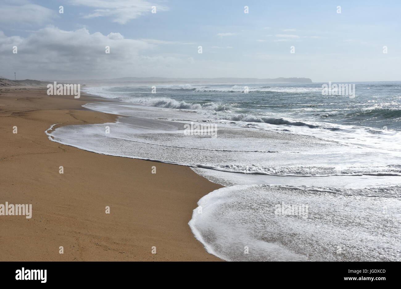 Wave and sand beach for background. Beautiful beach surface texture ...