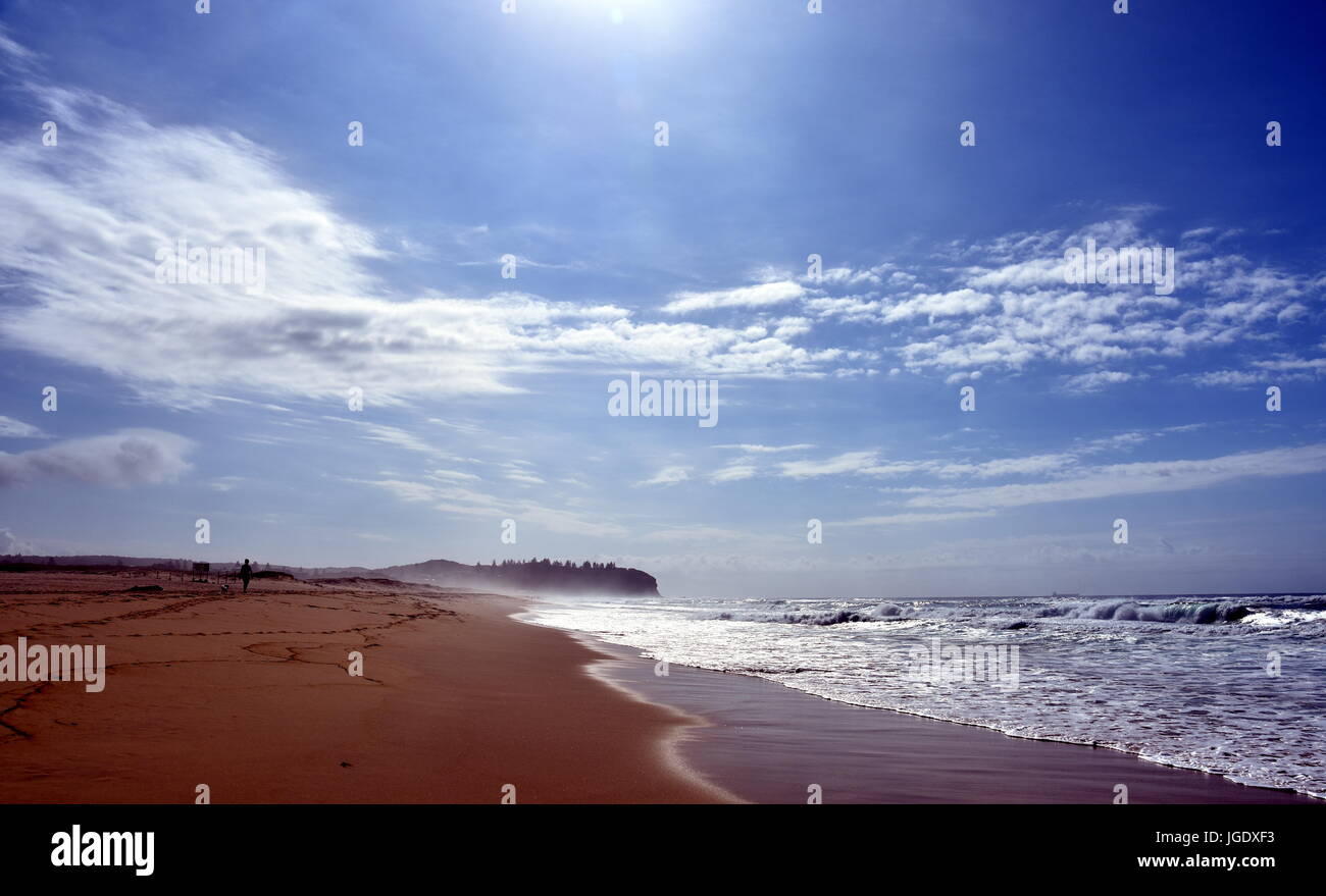 Wave and sand beach for background. Beautiful beach surface texture ...