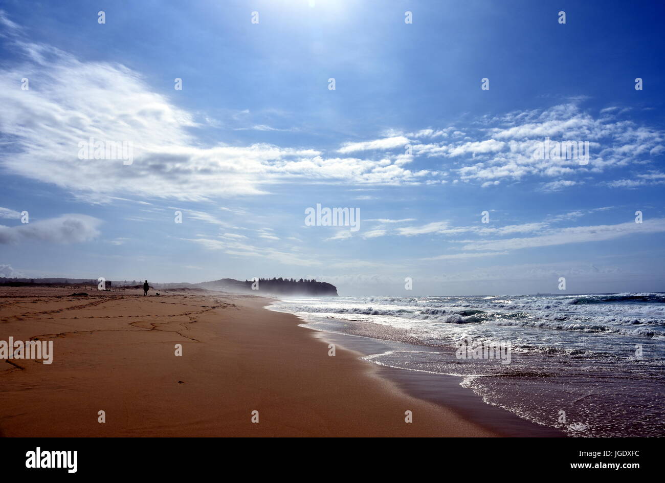 Wave and sand beach for background. Beautiful beach surface texture ...