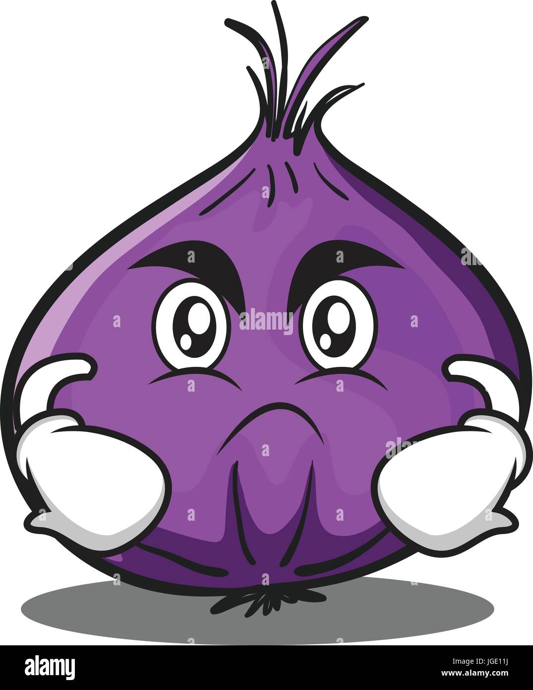 Angry red onion character cartoon Stock Vector Image & Art - Alamy