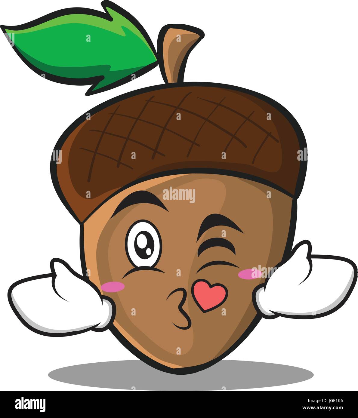 Kissing character Stock Vector Images - Alamy