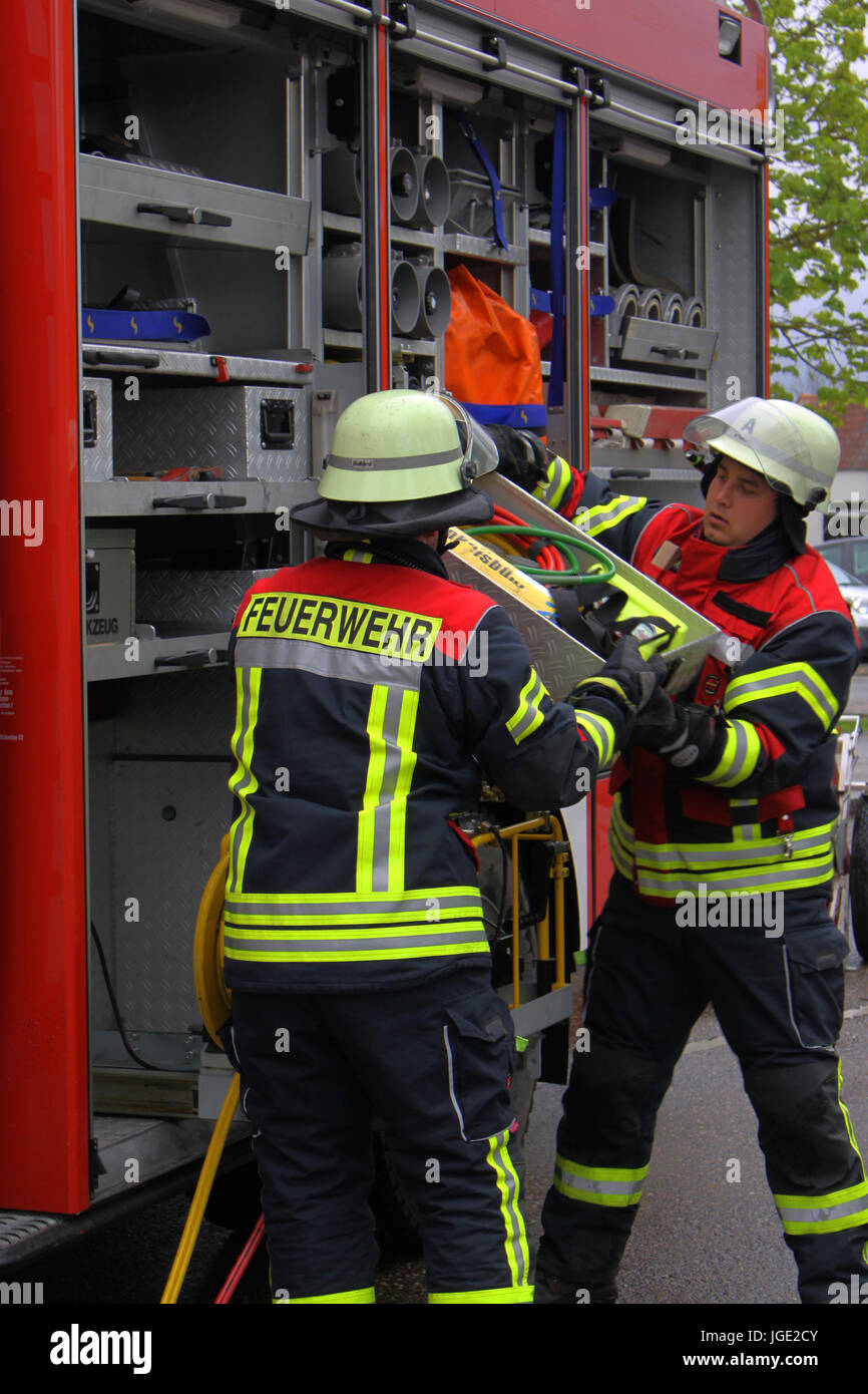 Fire brigade, rescue, fire prevention, accident, recovery, save ...