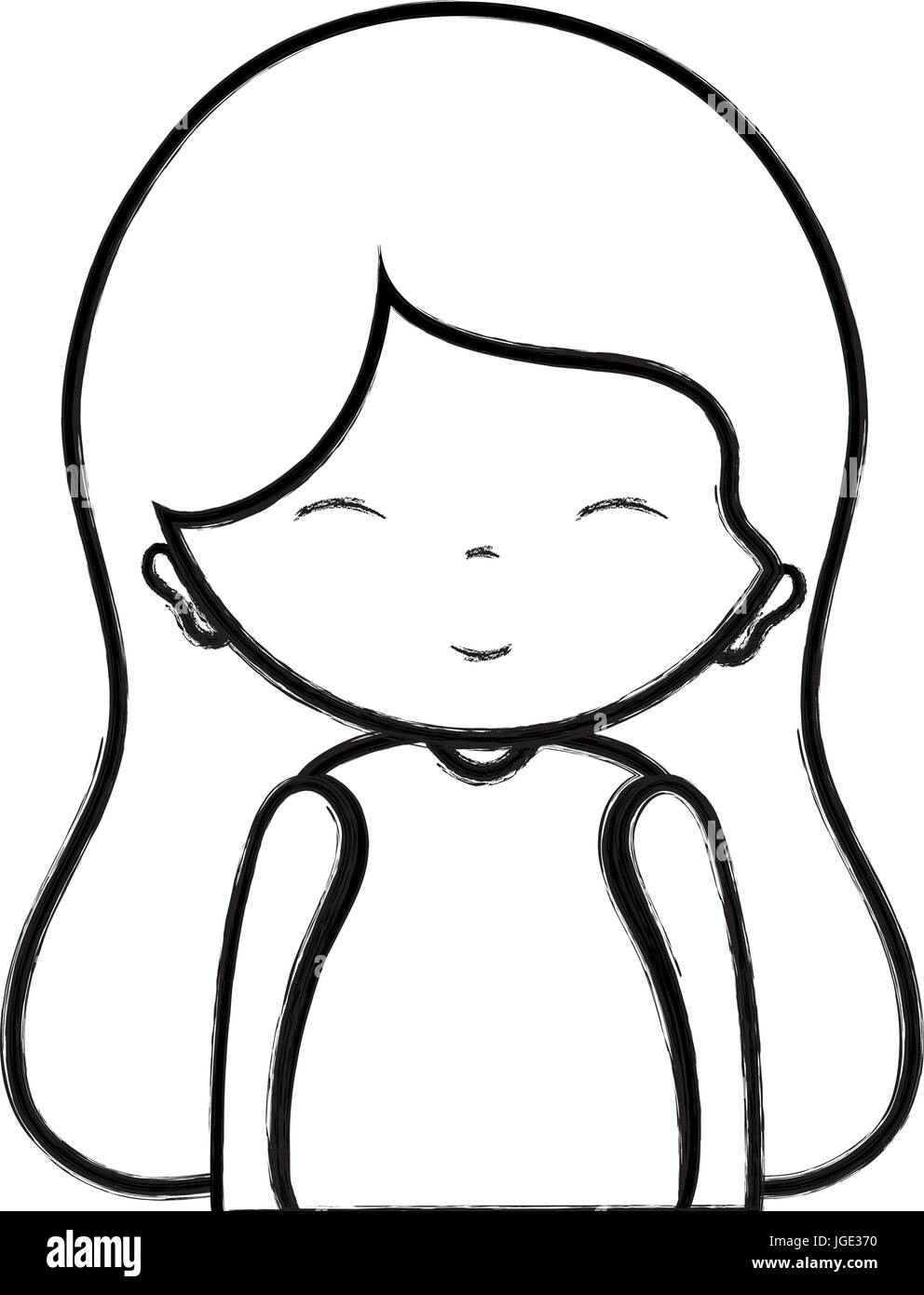 Beauty woman face tender Black and White Stock Photos & Images - Alamy