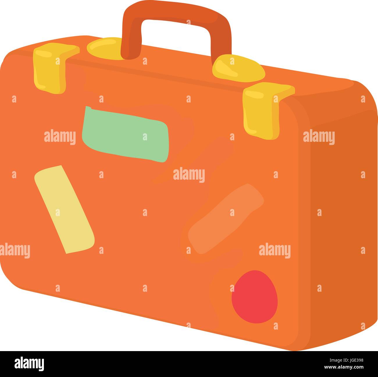 Brown suitcase icon, cartoon style Stock Vector Image & Art - Alamy
