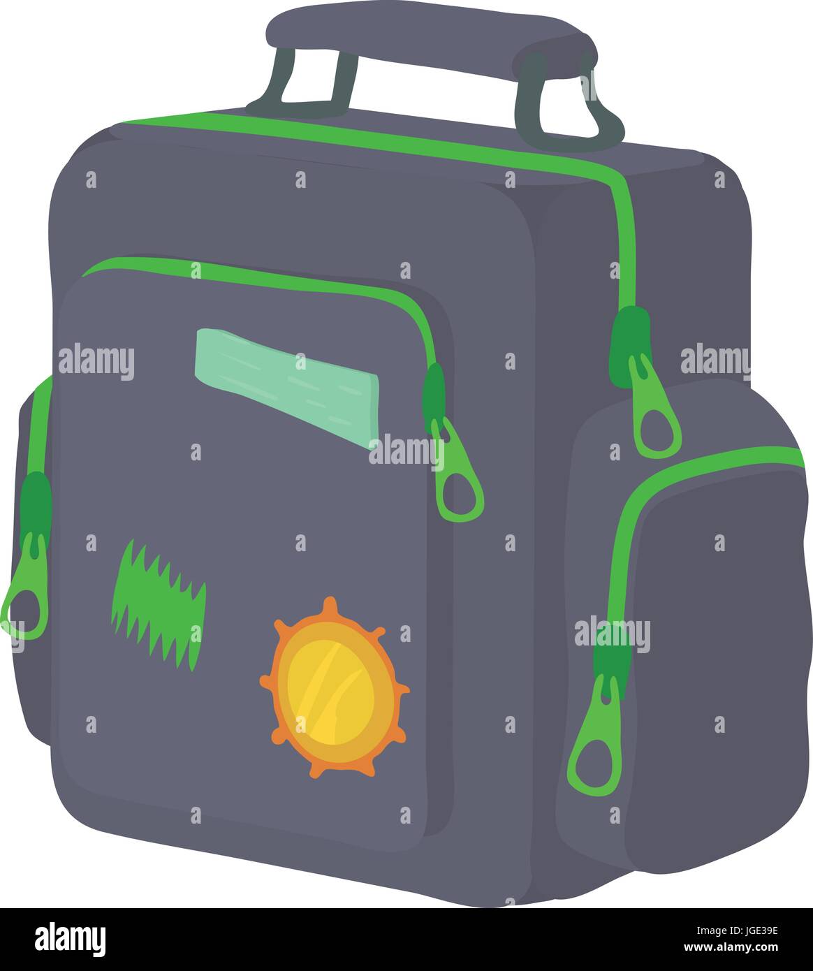 Boy school bag icon, cartoon style Stock Vector Image & Art - Alamy