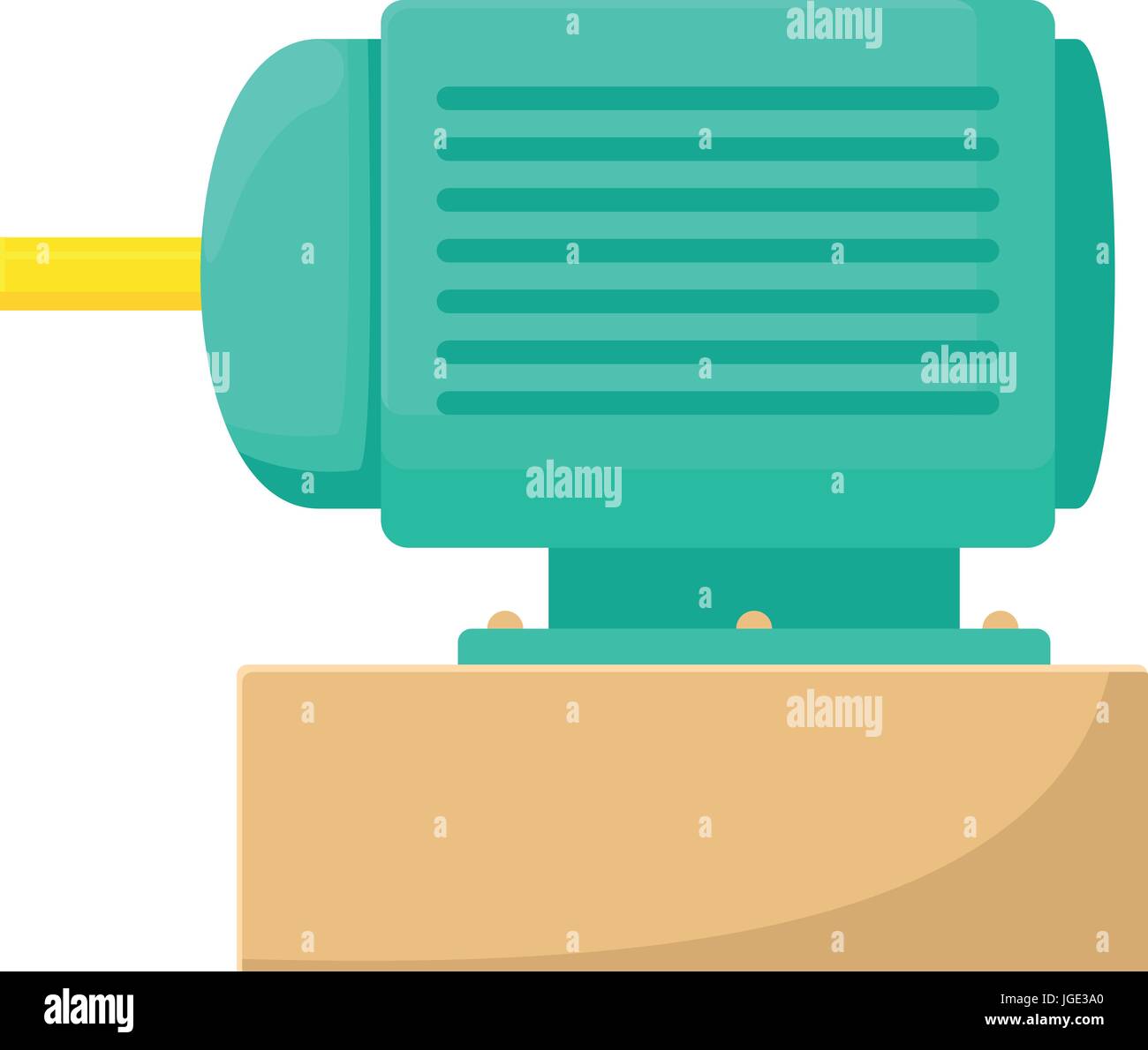 Electric motor icon, cartoon style Stock Vector Image & Art - Alamy