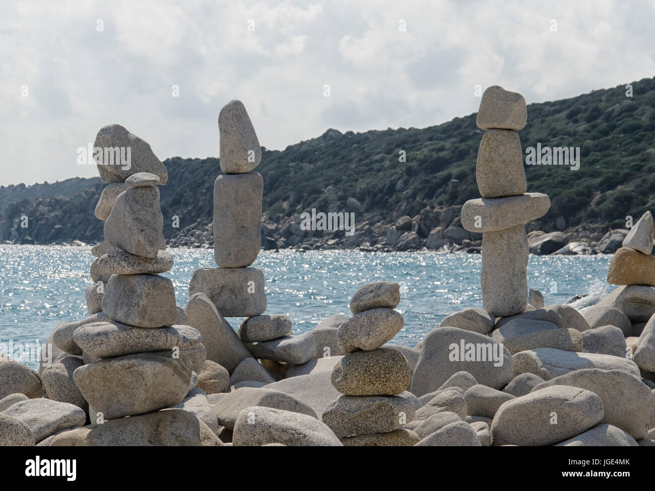 Practical demonstration of harmonious balance in nature Stock Photo - Alamy