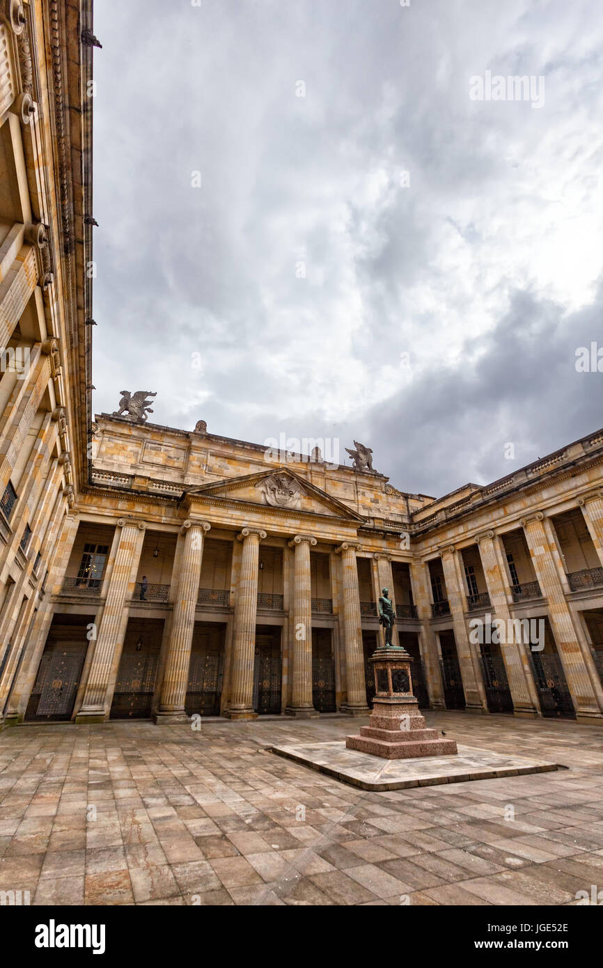 Interior view portrait view of the Capitolio Nacional building in ...