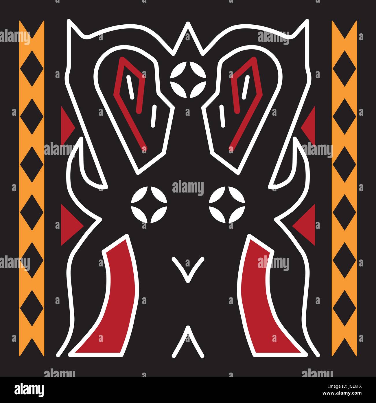 Traditional carving Stock Vector Images - Alamy