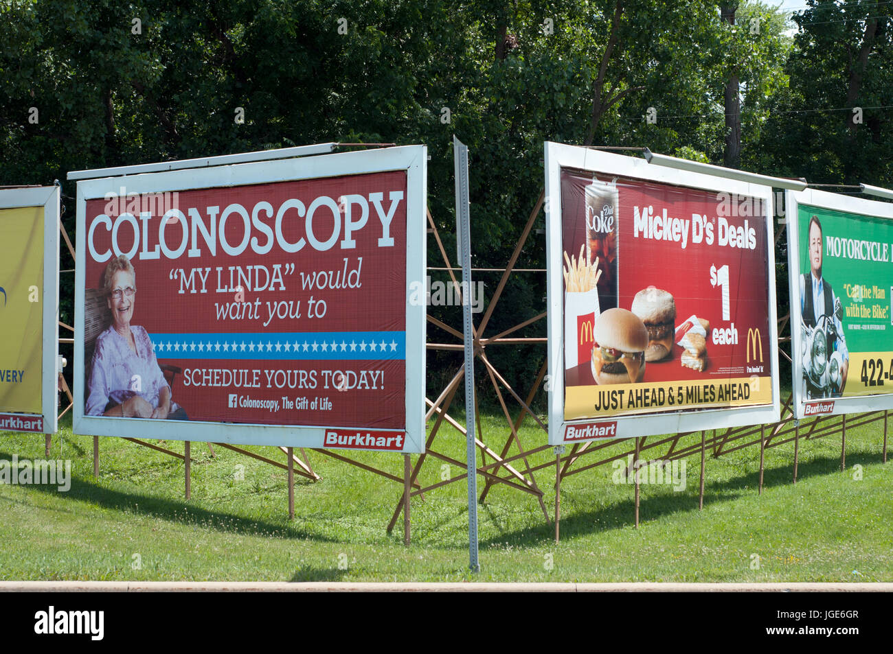 Mcdonalds billboard hi-res stock photography and images - Alamy