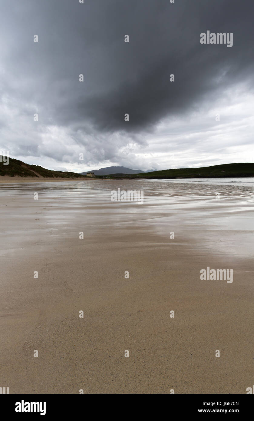 Balnakeil Bay, Scotland. Picturesque view of Balnakeil Bay beach at ...
