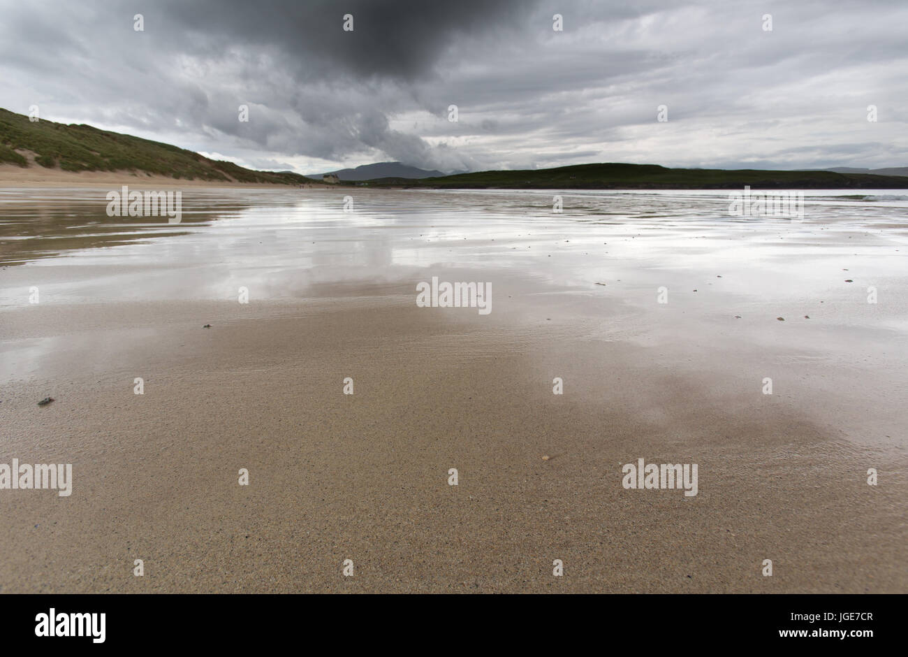 Balnakeil Bay, Scotland. Picturesque view of Balnakeil Bay beach at ...