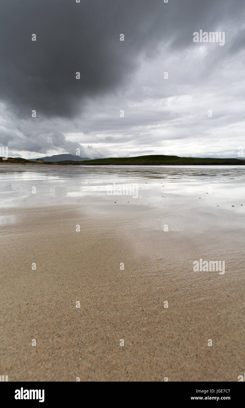 Balnakeil Bay, Scotland. Picturesque view of Balnakeil Bay beach at ...