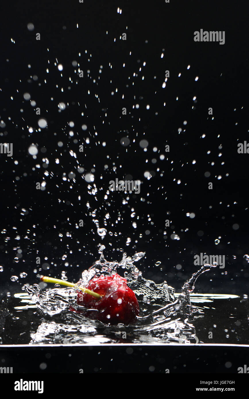 Cherry studio shot Stock Photo - Alamy