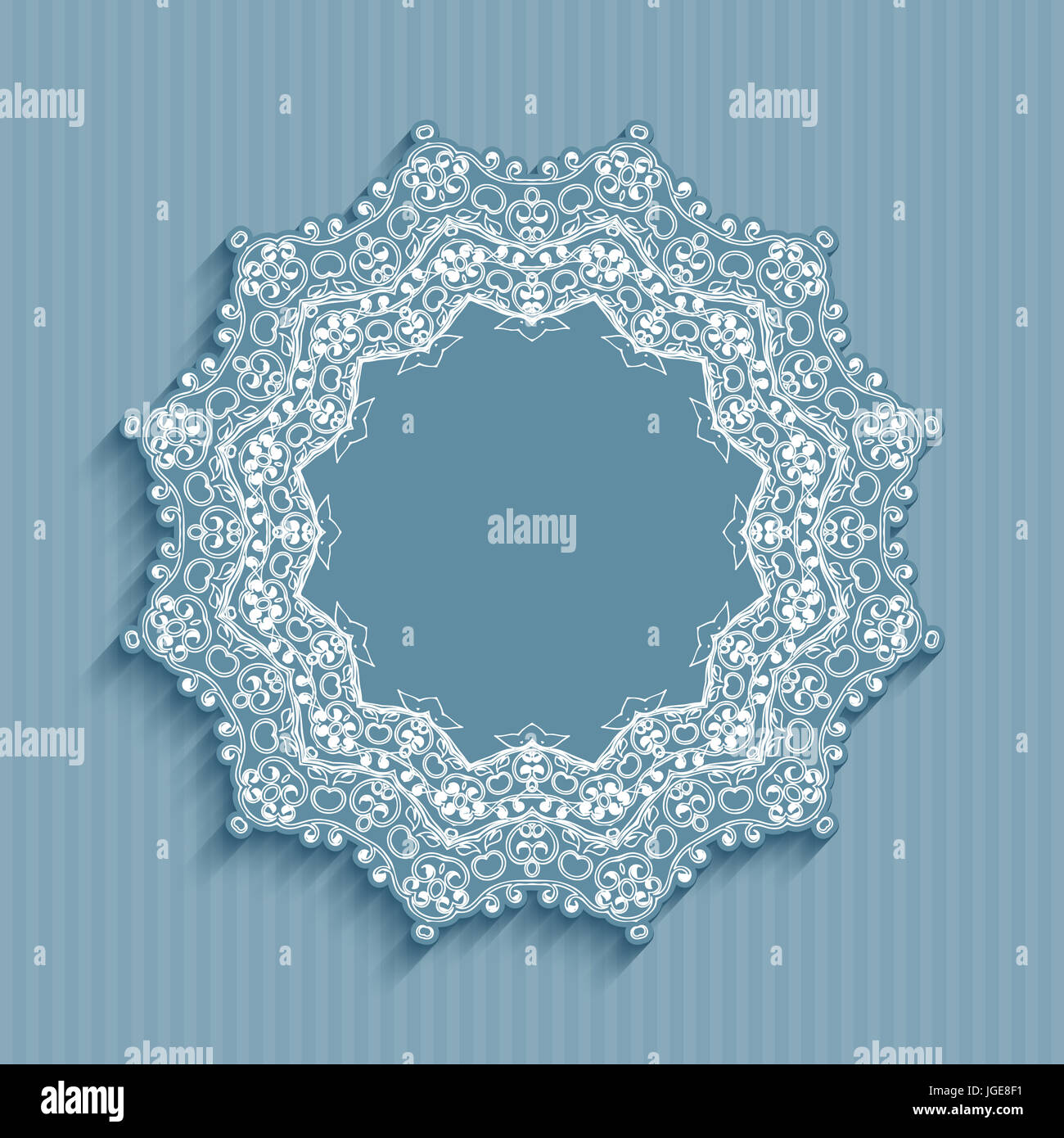 Background design with decorative border Stock Photo - Alamy