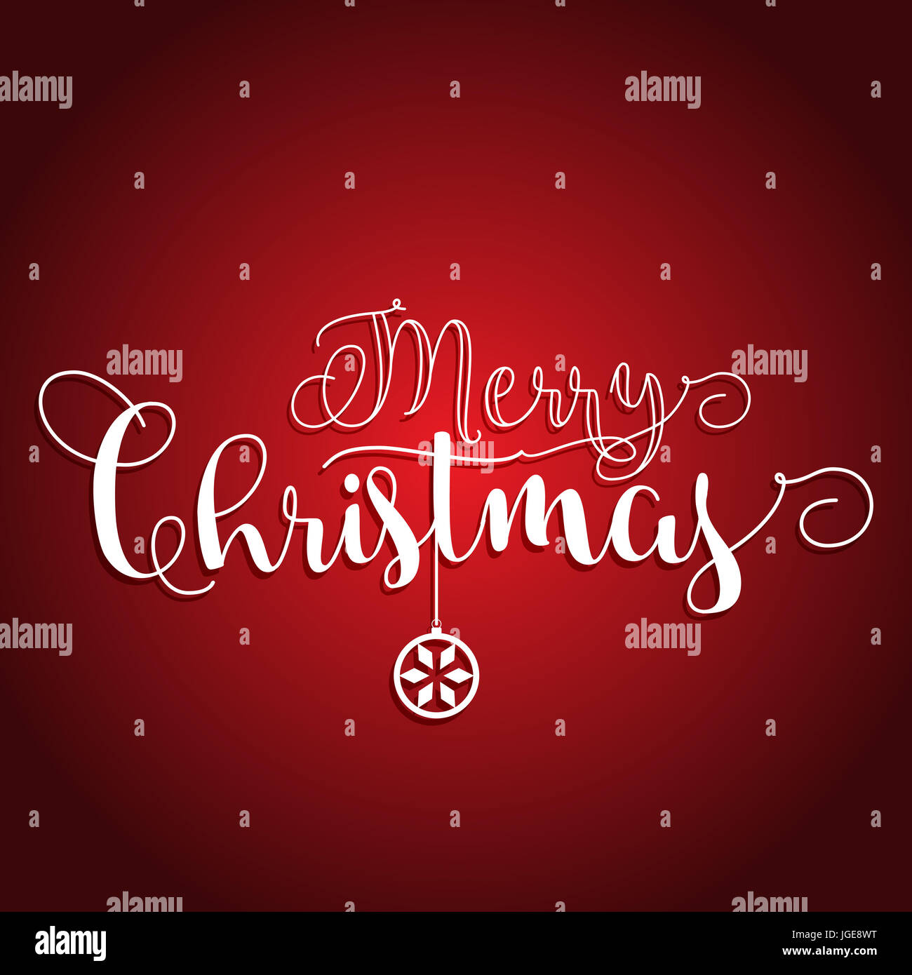 Christmas background with typography design Stock Photo - Alamy