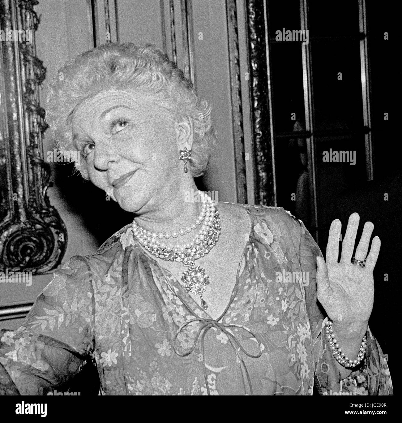 Mary Virginia Martin, American actress, singer. April, 4, 1979 Stock ...