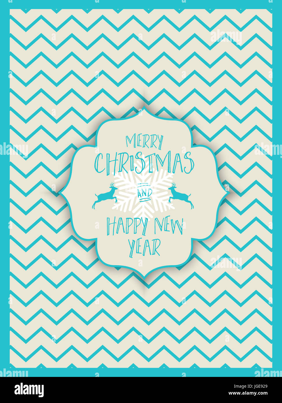 Christmas background with retro chevron pattern Stock Photo - Alamy