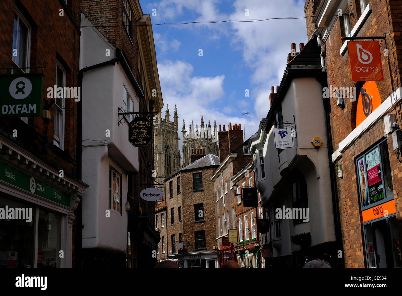 Streets of York, England Stock Photo - Alamy