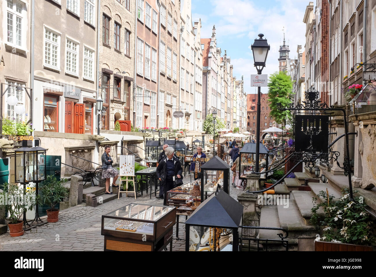 Gdansk mariacka street hi-res stock photography and images - Alamy