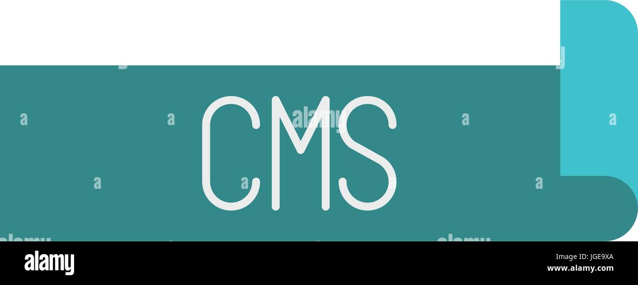 colorful silhouette label text of cms Stock Vector Image & Art - Alamy