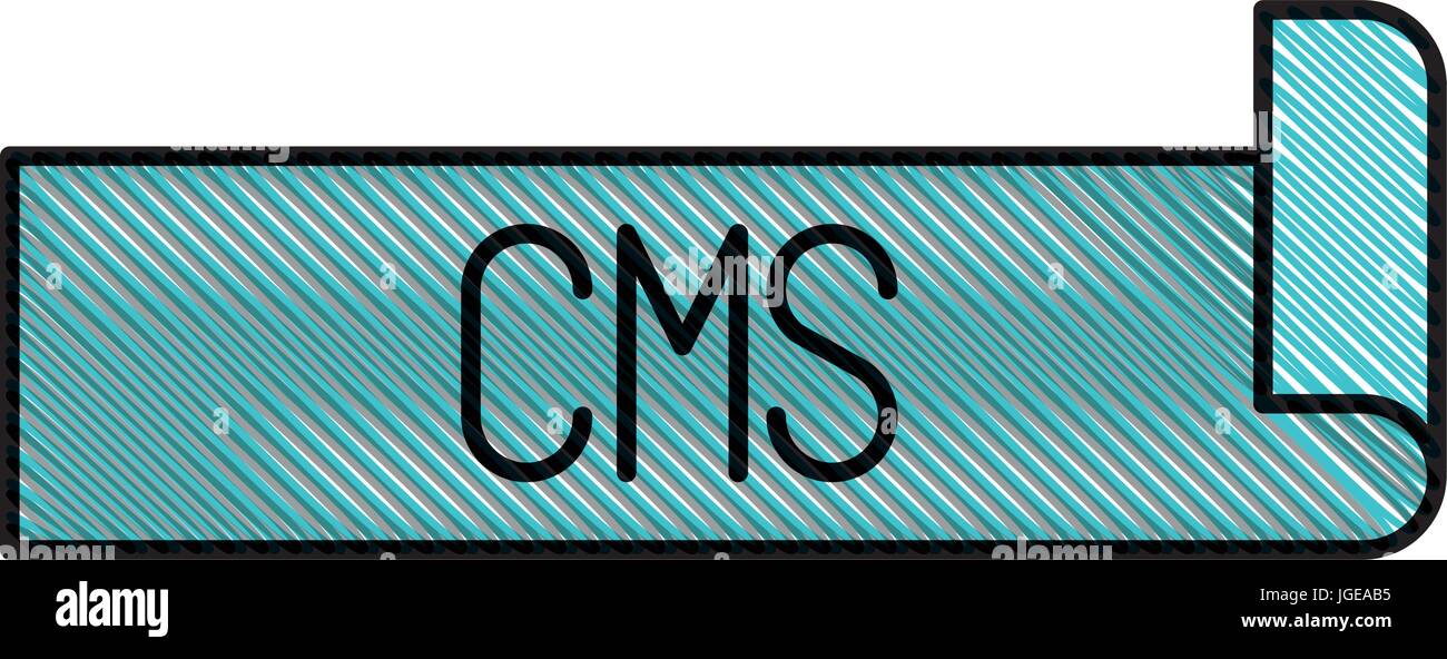 colored pencil silhouette label text of cms Stock Vector Image & Art - Alamy