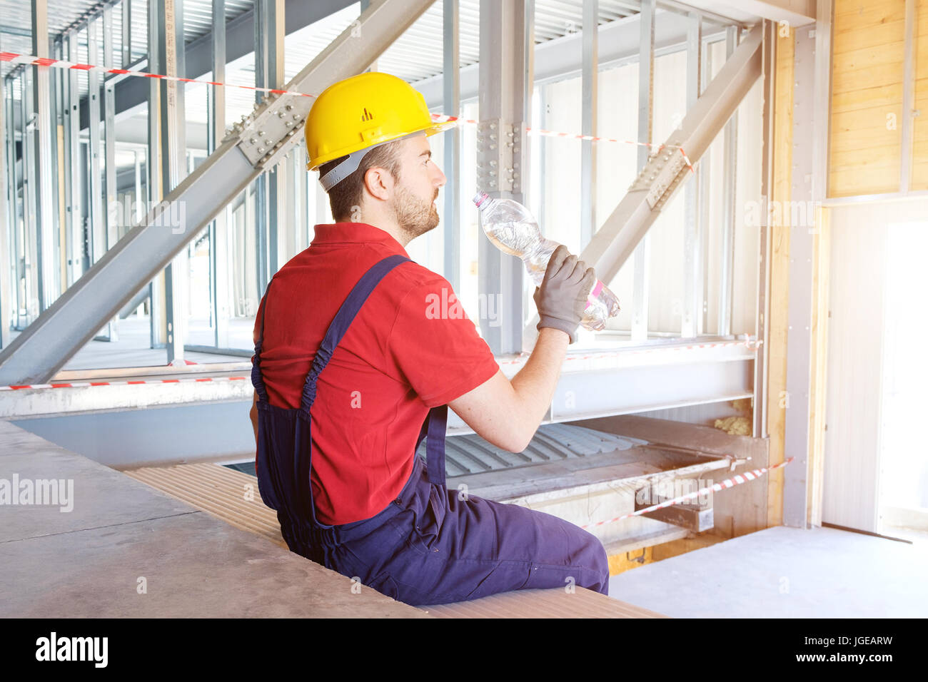Construction Worker Break Stock Photos & Construction Worker Break ...