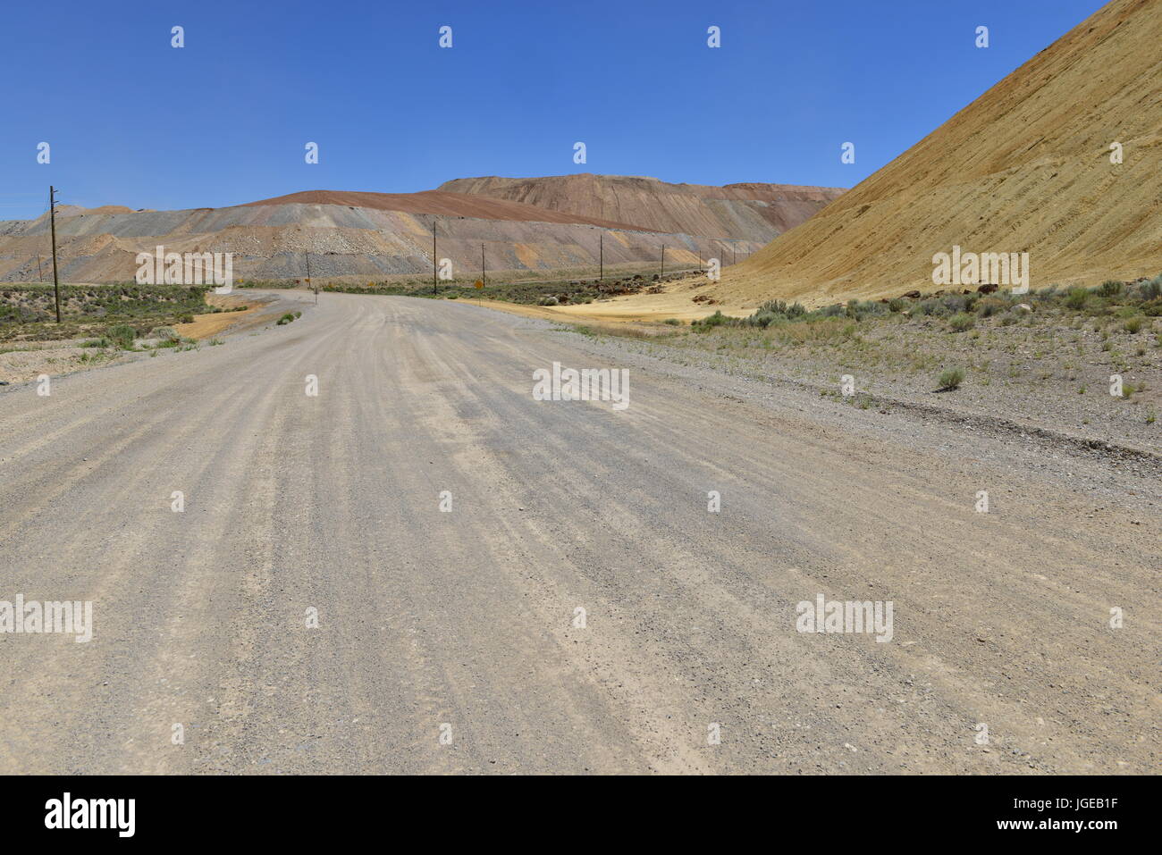 A copper mine in Nevada America Stock Photo - Alamy