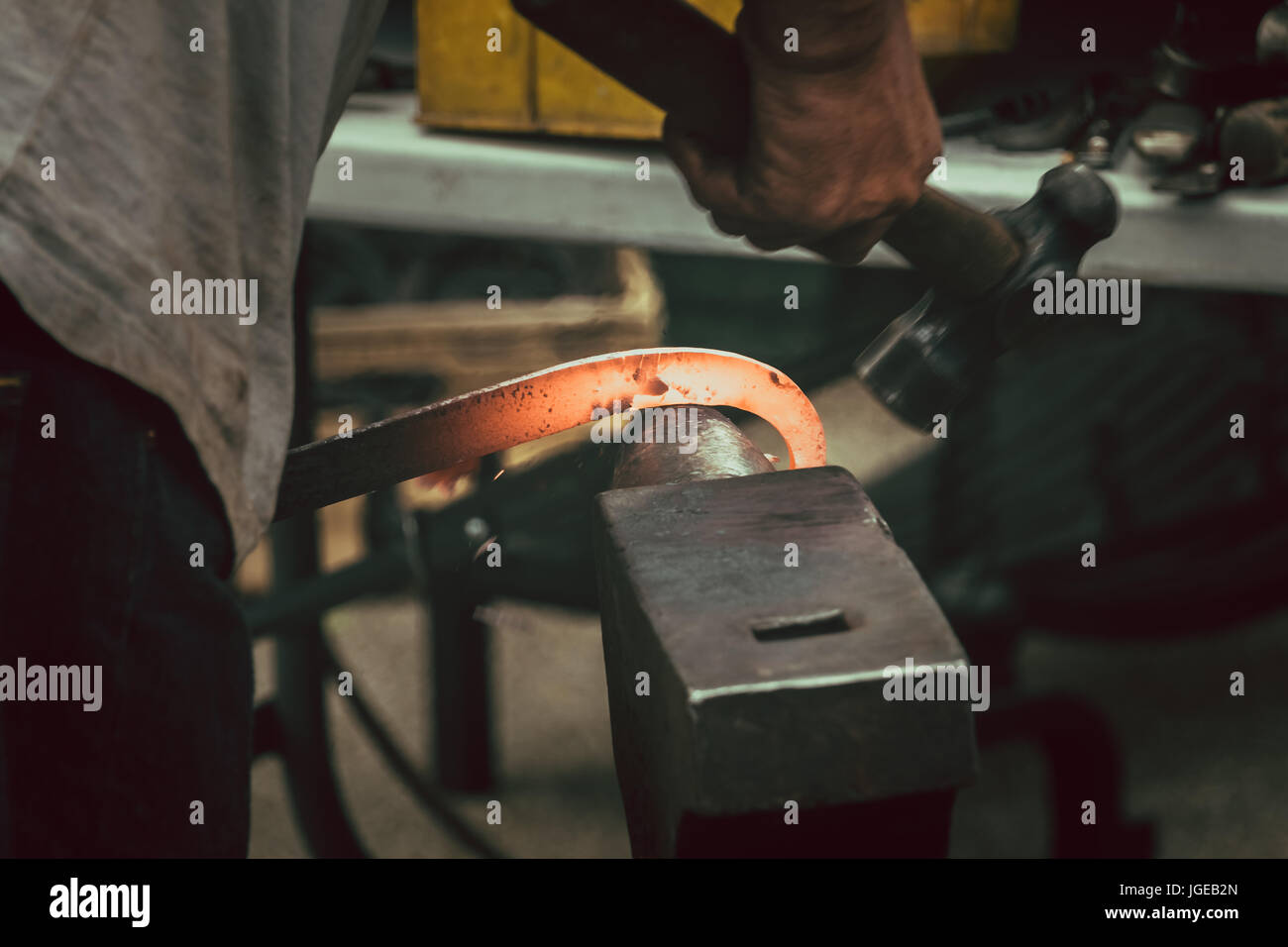 Forging hammer hi-res stock photography and images - Alamy