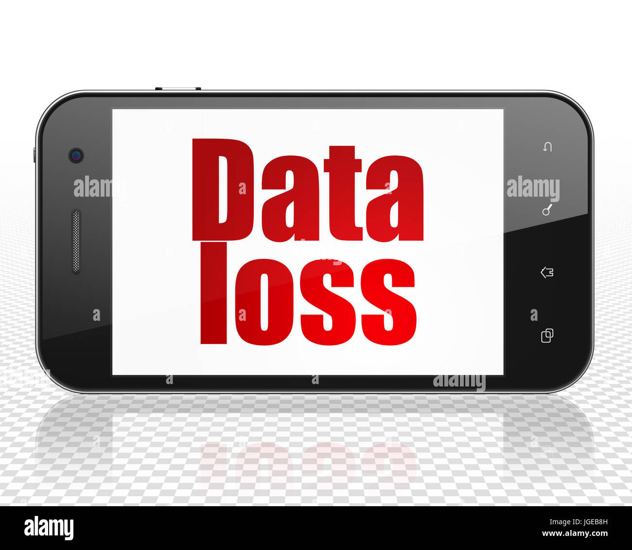 Information concept: Smartphone with Data Loss on display Stock Photo ...