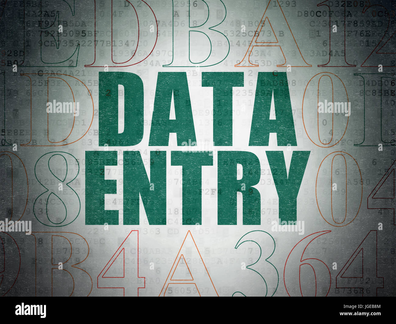Data concept: Data Entry on Digital Data Paper background Stock Photo ...