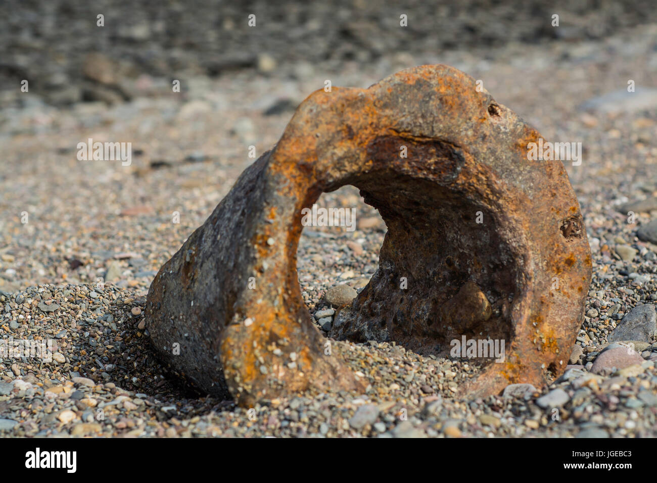Object on the Beach Stock Photo - Alamy