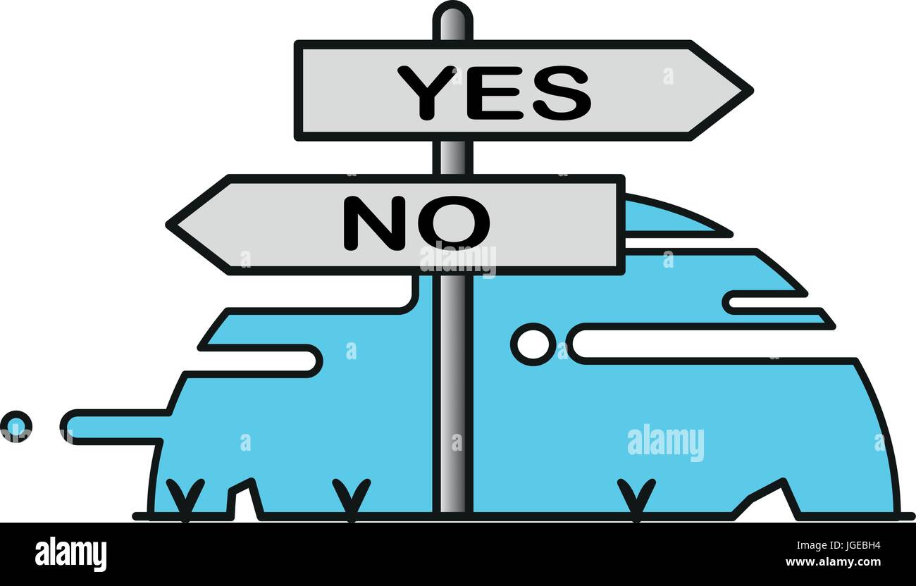 Yes no Stock Vector Images - Alamy